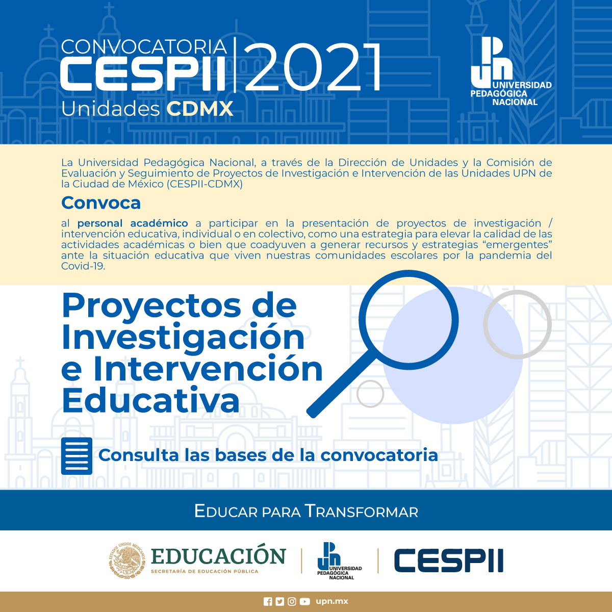 Unidad UPN 099 CDMX, Poniente – Otro sitio realizado con WordPress